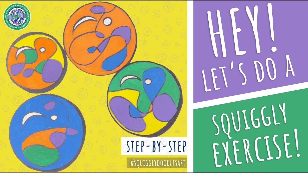 🖍 Squiggly Doodles Art Exercise - Strength - YouTube