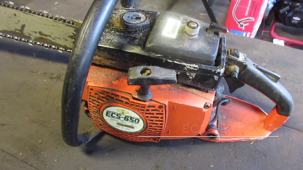 Tanaka ECS-650 Vacuum Leak - YouTube