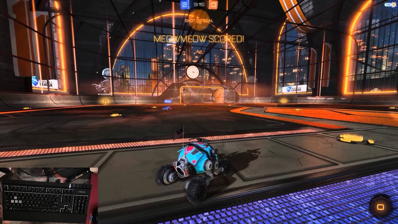 Rocket League Corsair Keyboard Boost Visualizer - YouTube