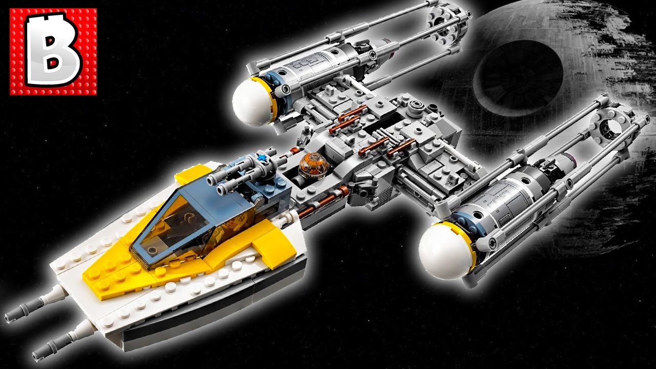LEGO Star Wars Y-Wing Starfighter Set 75172 | Unbox Build Time Lapse ...