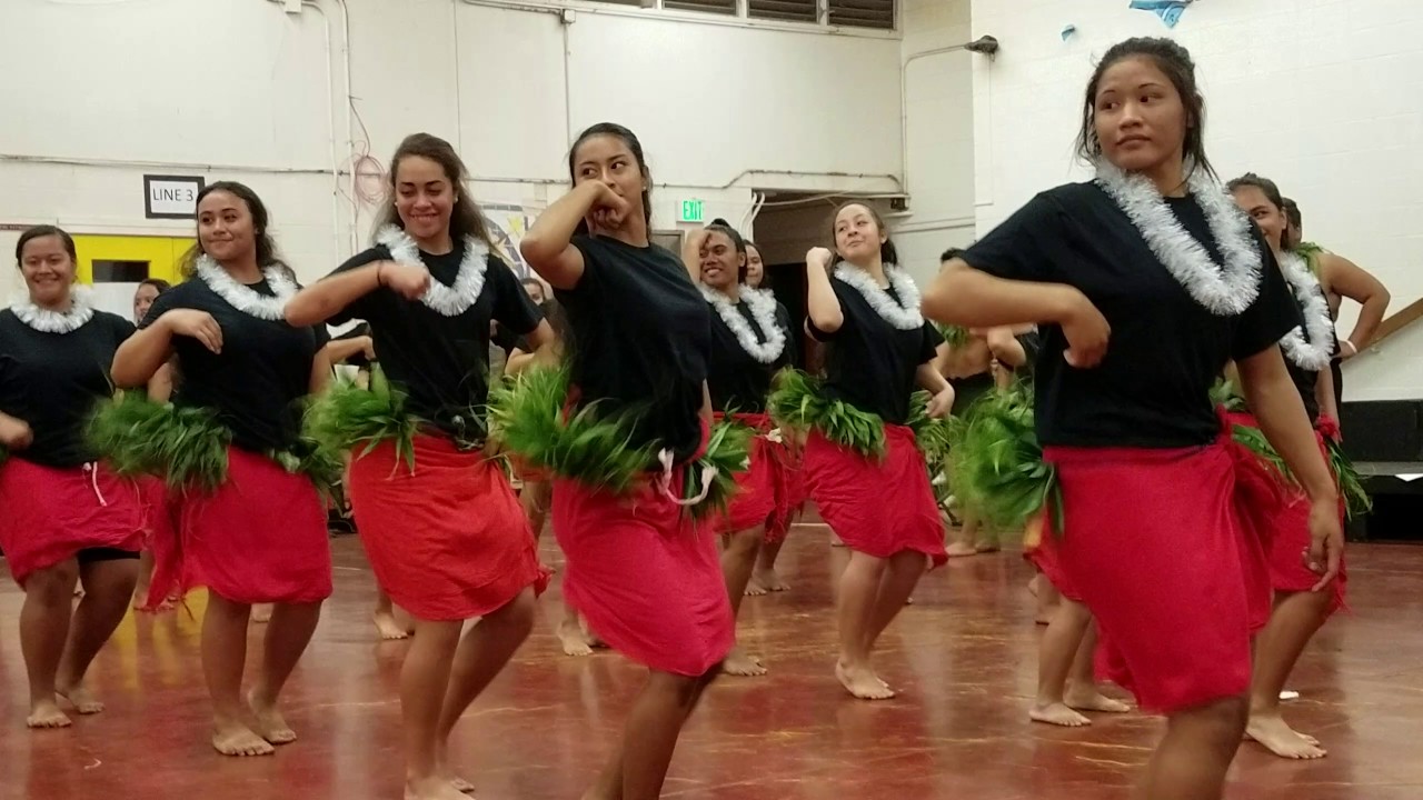 Kahuku Poly dance class. Tahiti - YouTube