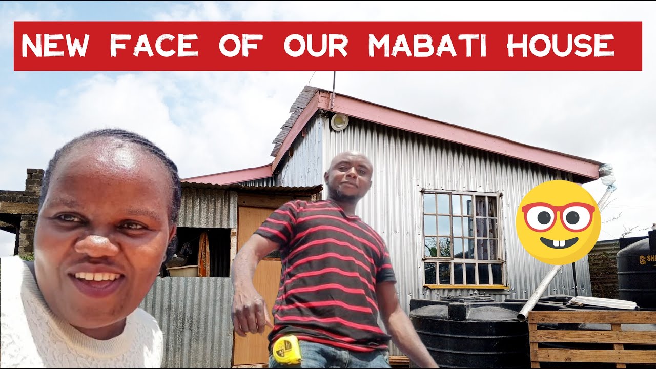 *NEW* Face of Our MABATI HOUSE || Front Porch Door || Mabati House ...