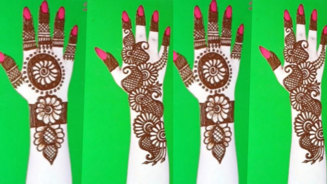 Easy and simple mehndi designs ||mehndi designs - YouTube