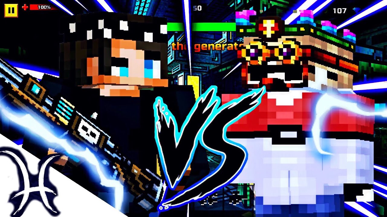 Pisces VS BC Flaming // Pixel Gun 3D Duel #1 - YouTube