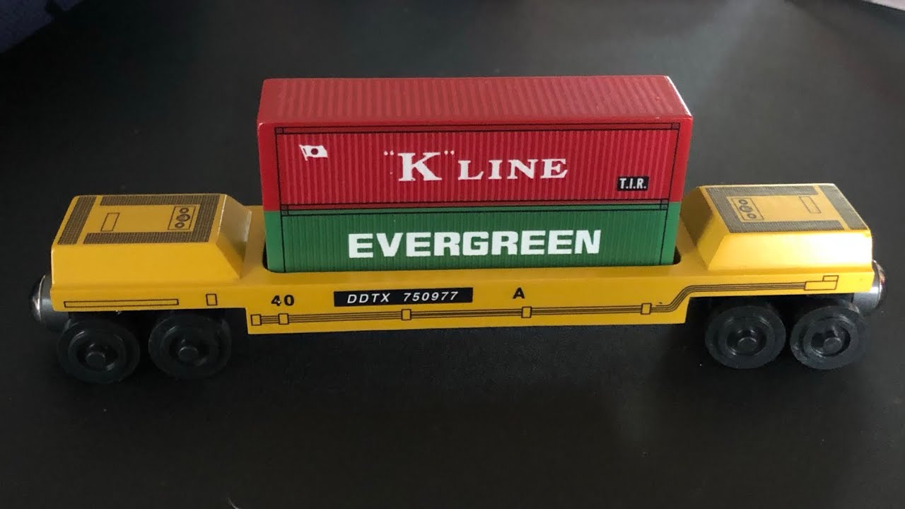 Unboxing a K-Line/Evergreen intermodal double stack container!! 12/6 ...