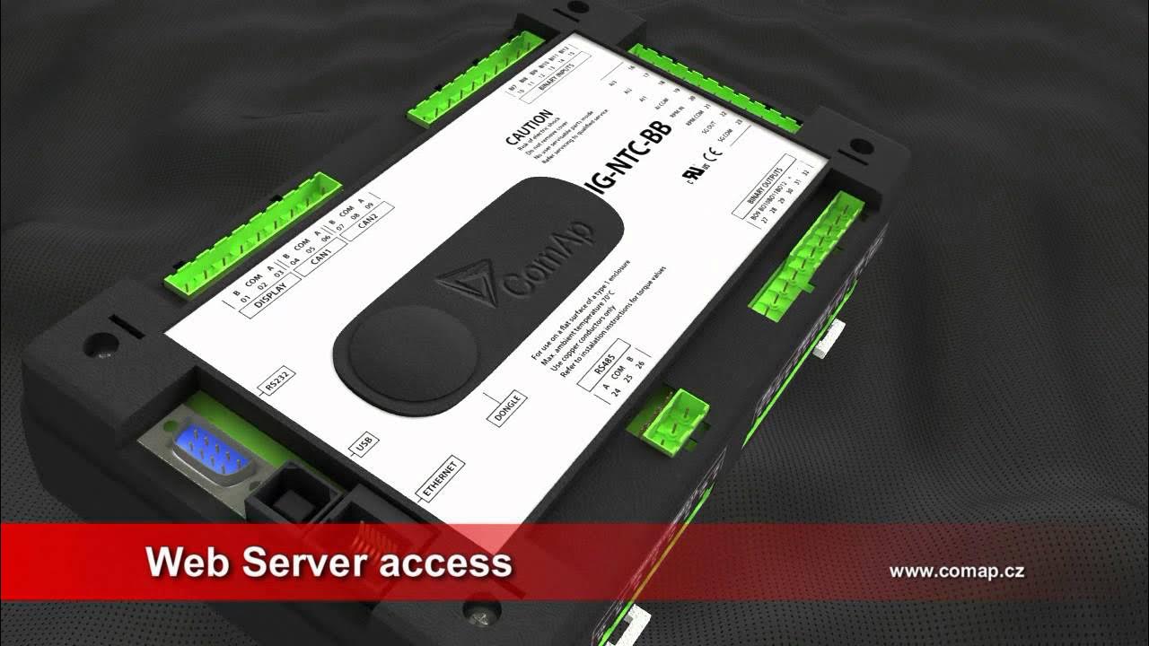 InteliVision 5, new generation 5,7" colour display unit - YouTube