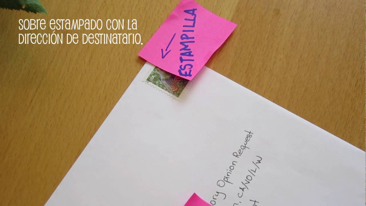 ¿Como hacer un Self-Addressed Stamped Envelope? Español - YouTube