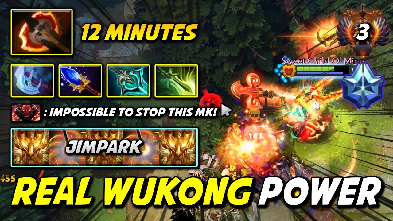 REAL WUKONG POWER CARRY By JimPark Monkey King 12Mins BF & OP Disperser ...