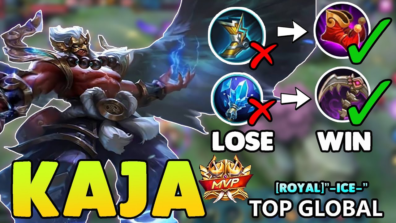 MVP KAJA !! KAJA BEST BUILD & GAMEPLAY ~ KAJA MOBILE LEGENDS 2021 - YouTube