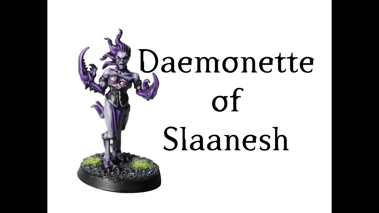 How to Paint Daemonettes of Slaanesh for Warhammer 40k or Warhammer ...