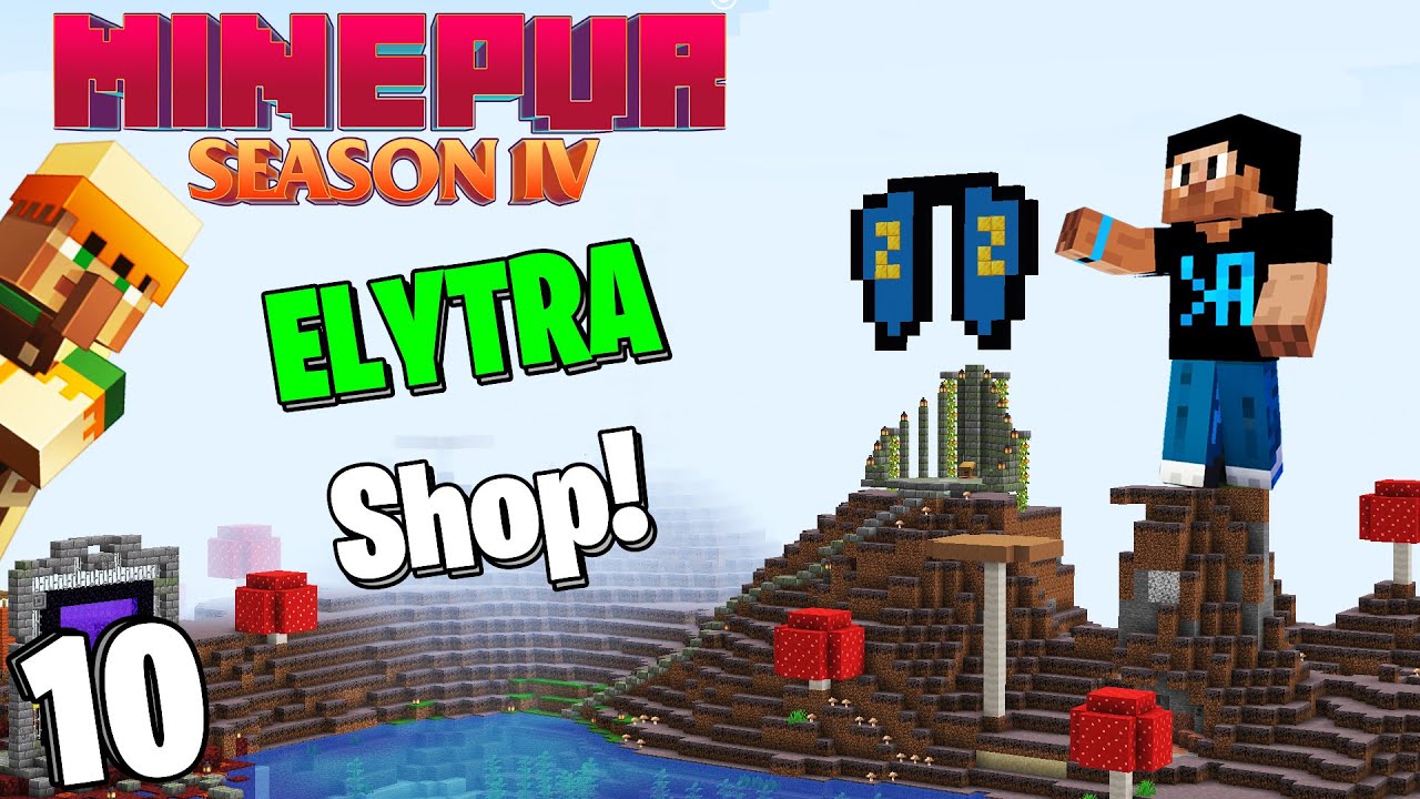 MINEPUR Season 4 "Elytra Shop" Ep10 - Minecraft 1.17 Akan22- Hindi ...