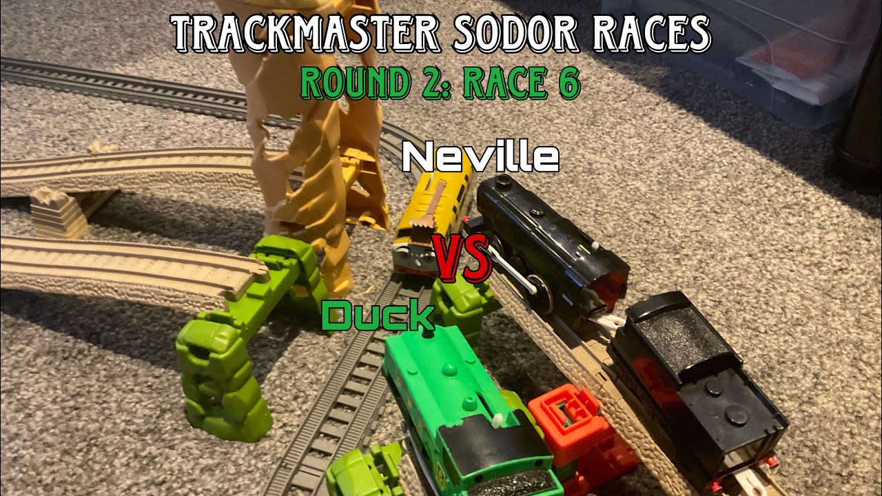 Trackmaster Sodor Races | Round 2: Race 6 | Neville vs Duck - YouTube