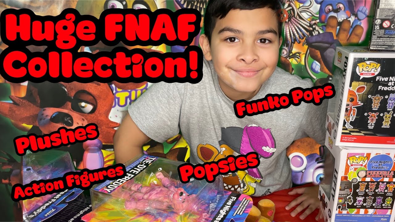 Showing My Five Nights At Freddy's Collection! FNAF ACTION FIGURE And ...