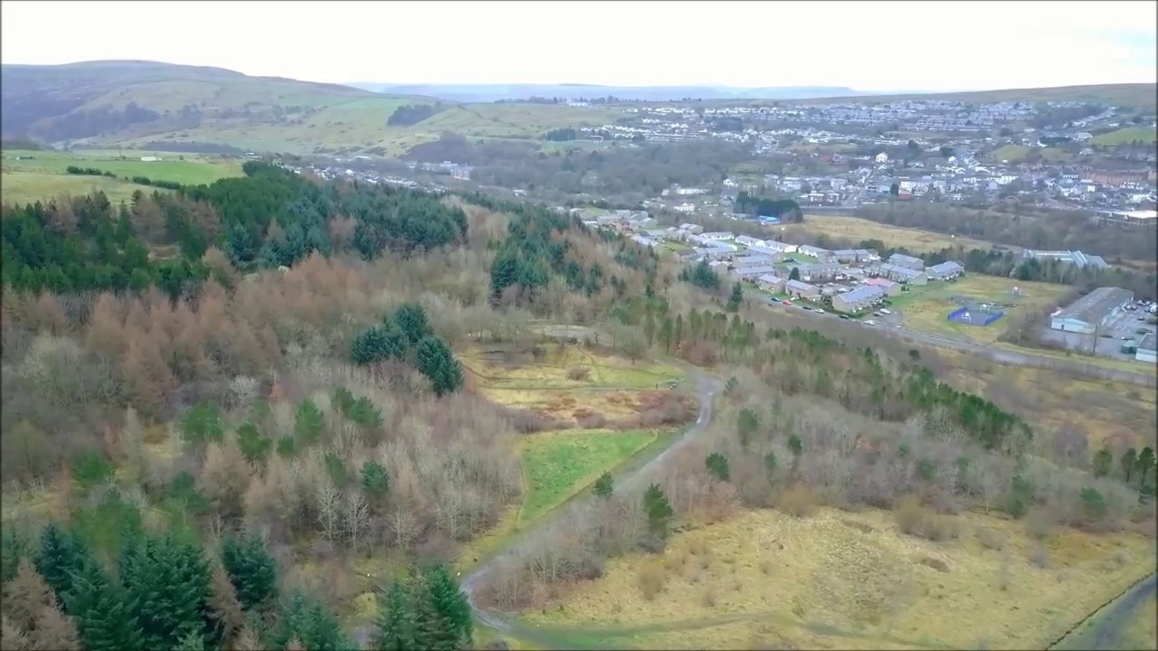Sirhowy Woodlands Tredegar - Filmed using Mavic Pro - YouTube