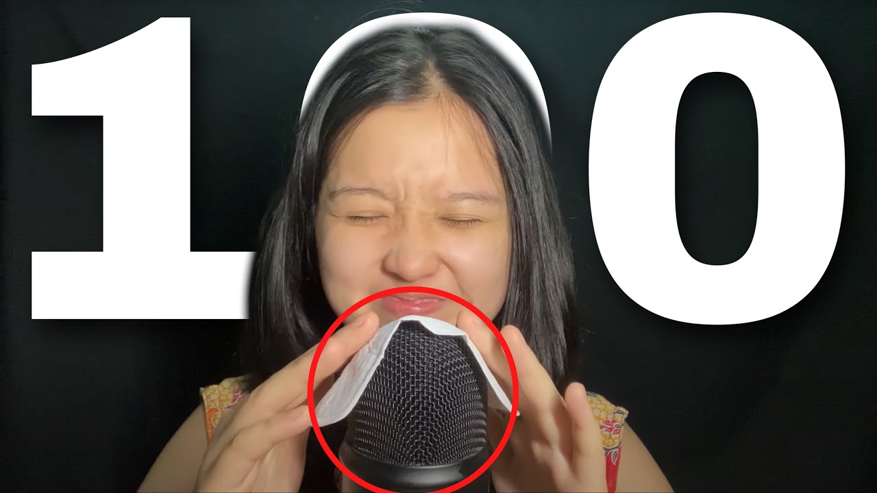 ASMR 100 Triggers In 3 minutes - YouTube
