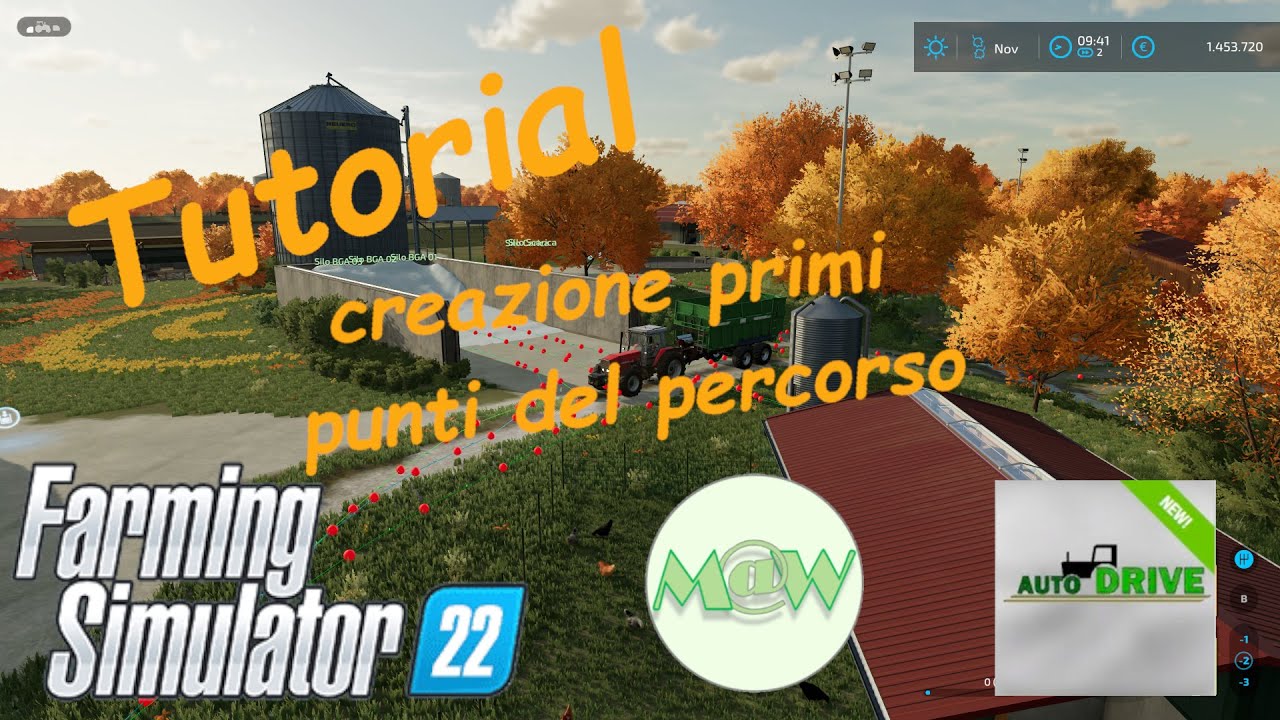 Farming Simulator 22 🚜 Autodrive Tutorial iniziamo a creare i primi ...
