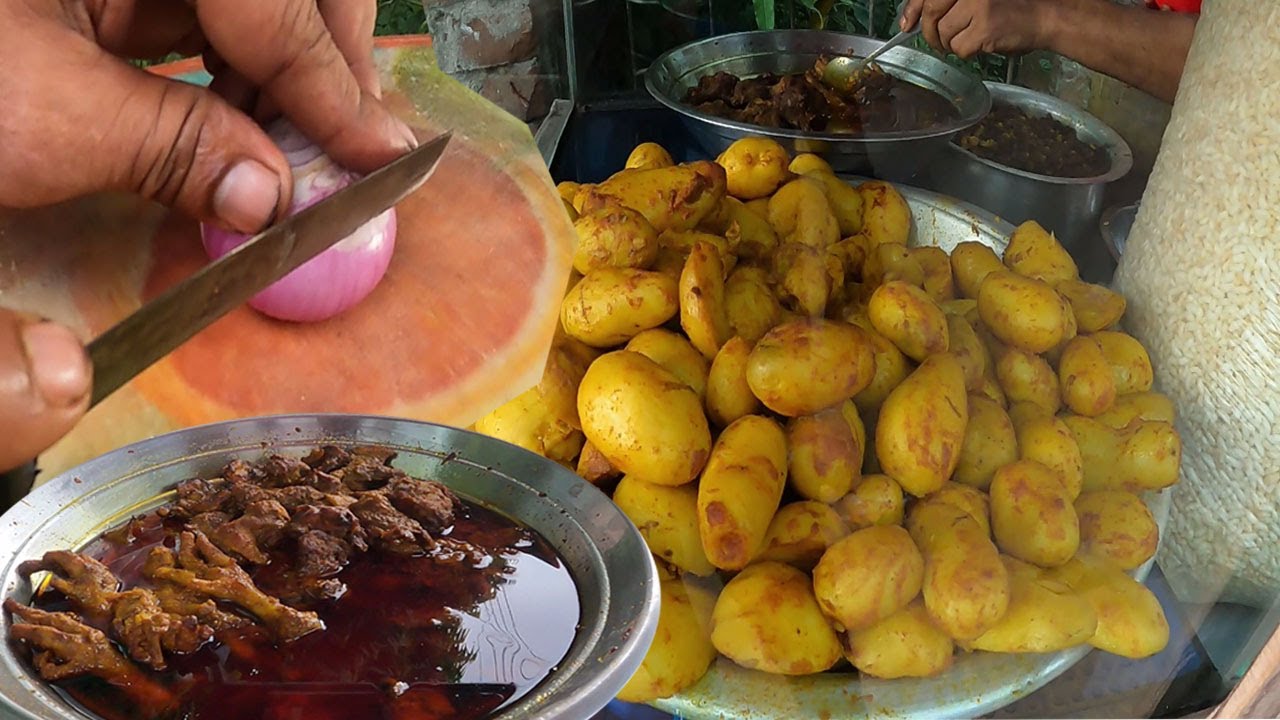 King of Jhal Muri Tasty Chicken MURI Yummy Potato Muri Makha ...