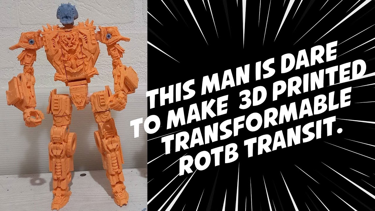 TRANSIT Rise Of The Beasts 3D printed (on progress) part 1 - YouTube