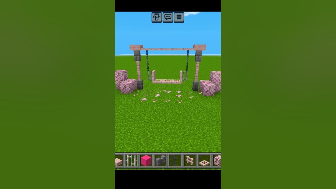 Minecraft: How To Build Swing #shorts - YouTube