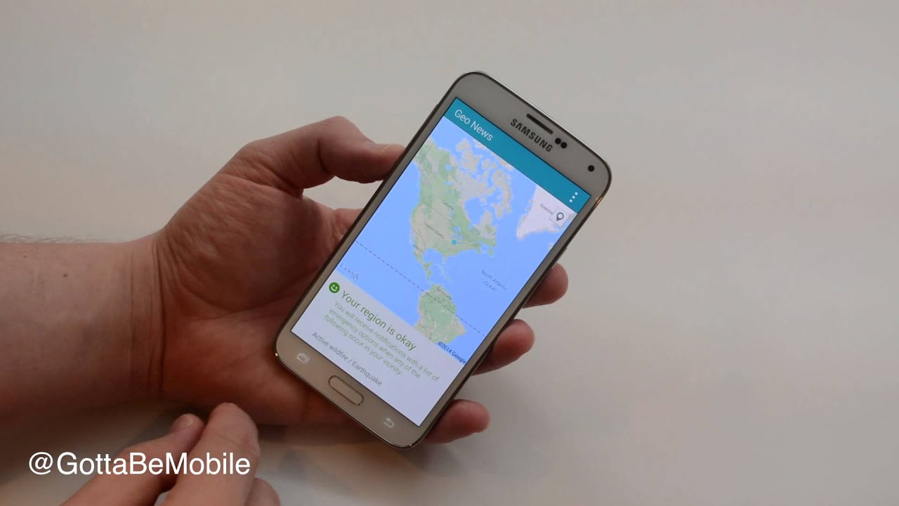 How to Get Weather Alerts on the Samsung Galaxy S5 - YouTube