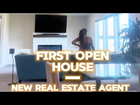 My first Open House | Set up and Tour | New Real Estate Agent - YouTube
