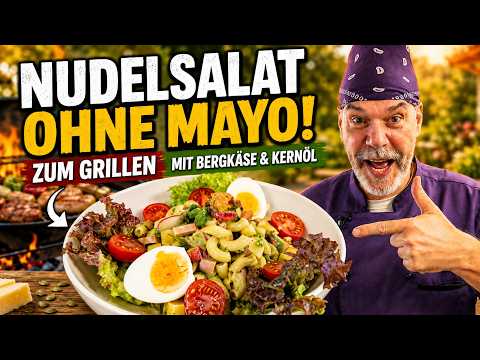 Der beste Nudelsalat zum Grillen!? Ohne Mayonnaise selber machen! | Herbi's Kitchen Rezepte Tipps TV