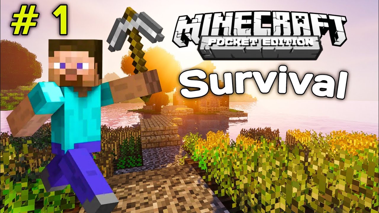 Minecraft PE - Survival - Gameplay Episode - 1 ( MCPE Survival ) - YouTube