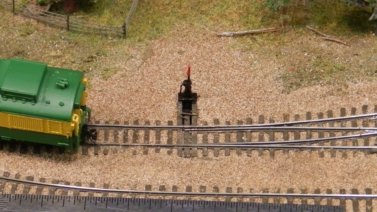 Animated Nn3 Switchstand Operation on Paper Creek Layout - YouTube