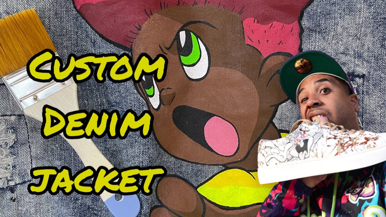 How to make custom painted jackets durable - YouTube