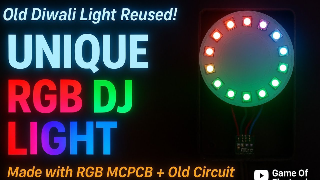 RGB FLASHING LIGHT | Decoration lights | home made diwali light| - YouTube