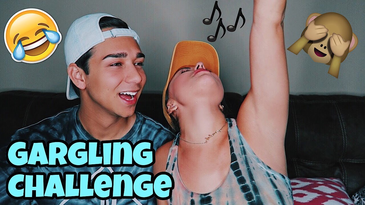 GARGLE CHALLENGE (SINGING) | JAZMINE AND NICK - YouTube