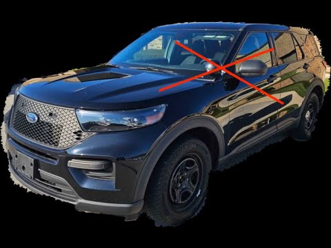 2020+ Ford Police Interceptor Utility SPOTLIGHT REMOVAL (2020+ Ford ...