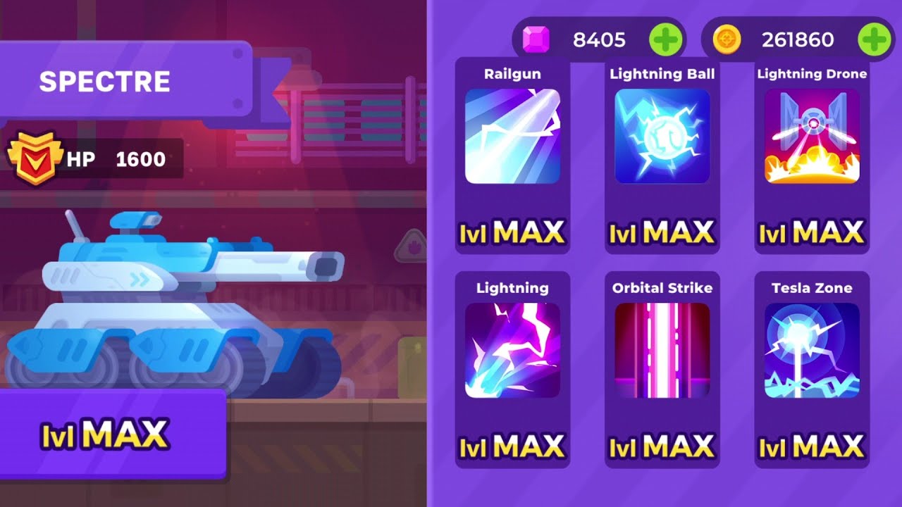 Tank Stars Spectre Max Level - YouTube