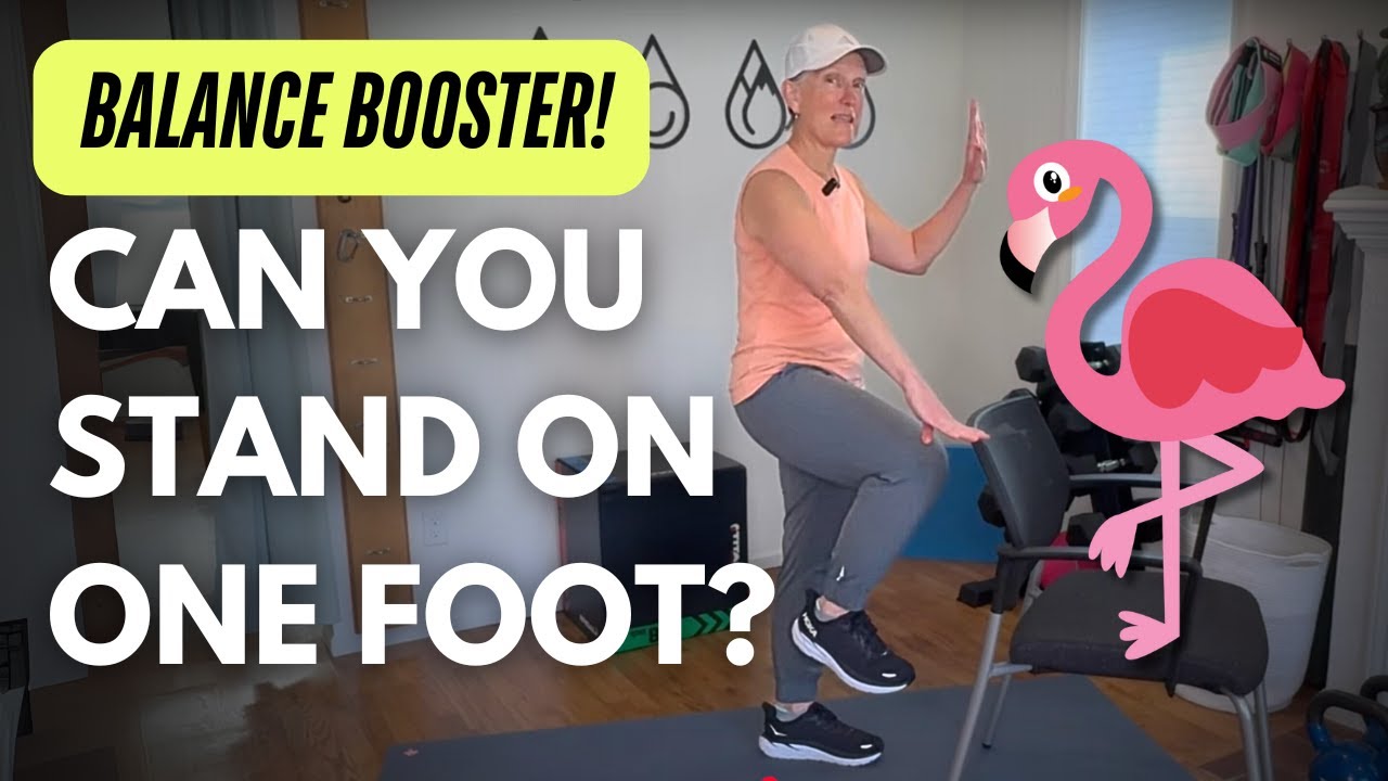 Balance Booster: Practice Standing on One Foot with Dr. Lisa 🦩 - YouTube