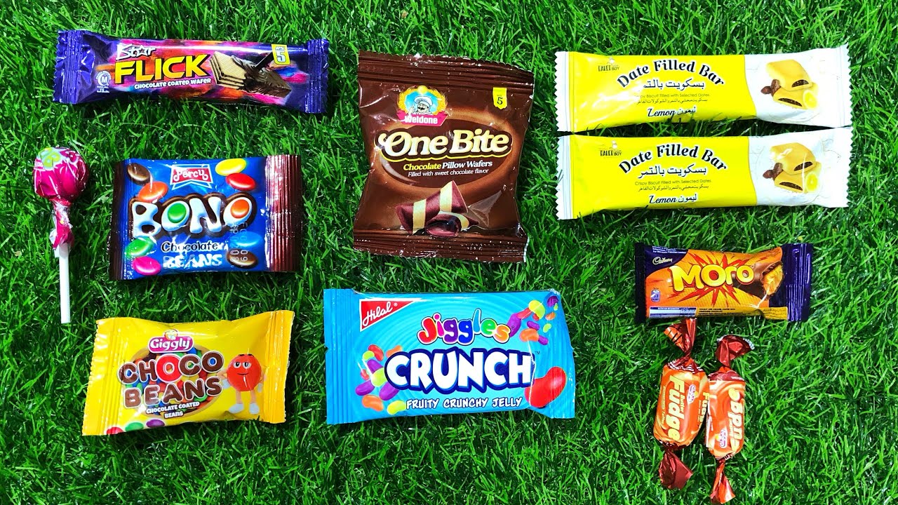 Some Lots Of Candies & more Chocolates | Coloured Rainbow ASMR | Yummy ...