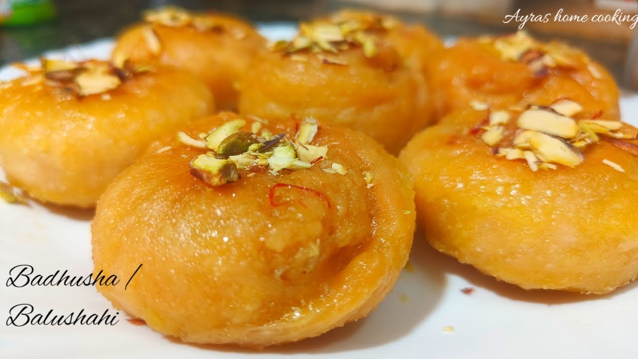 Crispy & Juicy Badhusha Sweet Recipe in Tamil | மொறு மொறு பாதுஷா ...