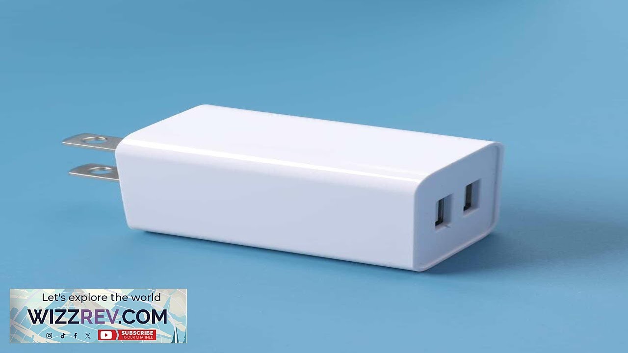 Dual USB Wall Charger Adapter Fast Charging Dual Port Plug For Smart ...
