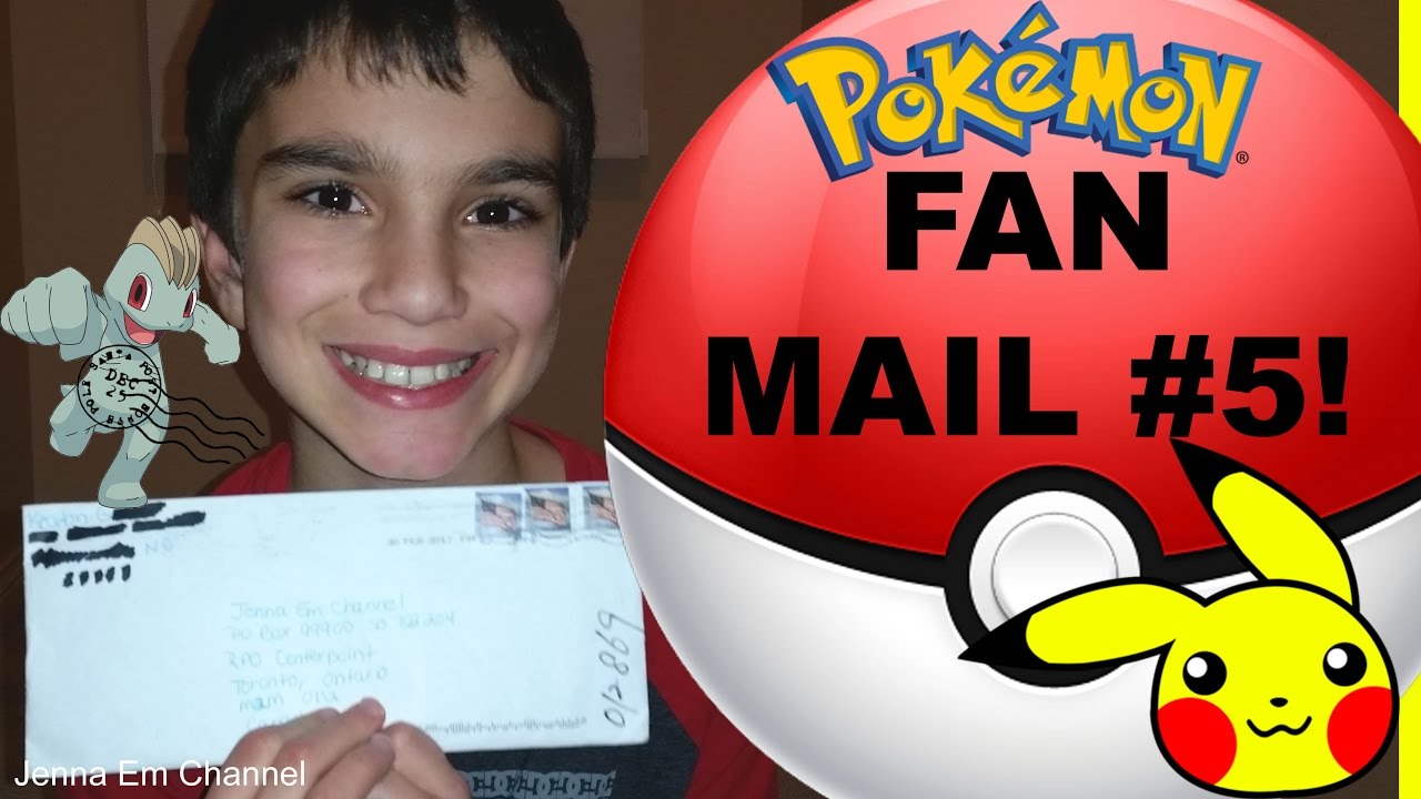 Pokemon Fan Mail #5 from North Carolina! Jenna Em - YouTube