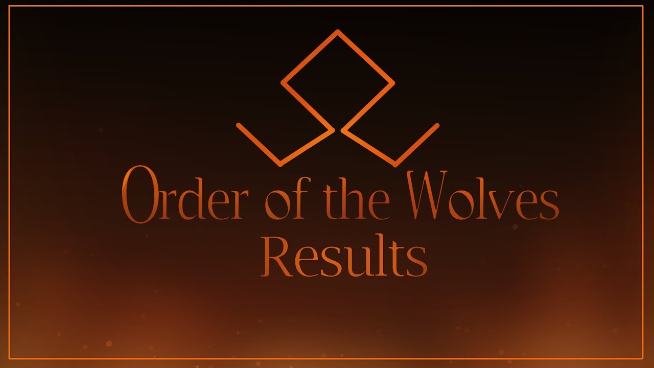 Order of the Wolves Results (1) - YouTube