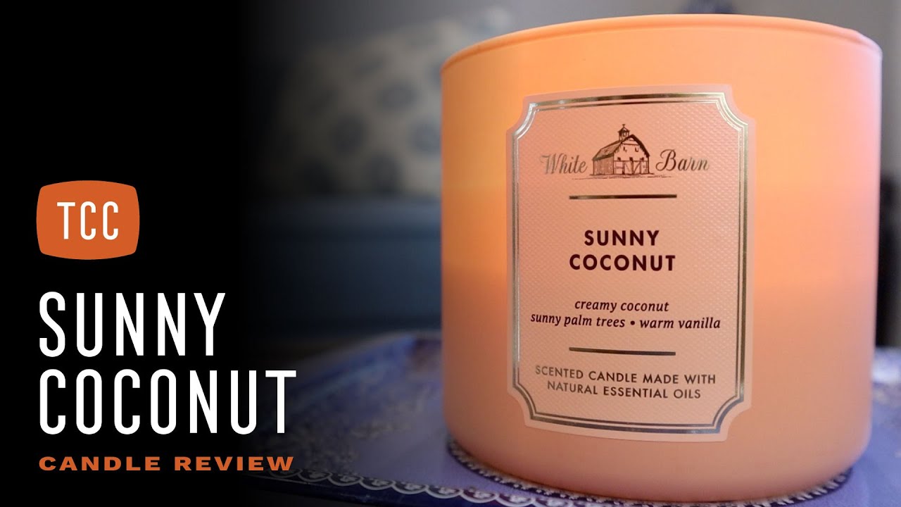Sunny Coconut Candle Review – Bath & Body Works - YouTube