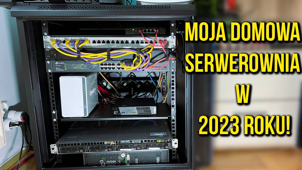 MOJA DOMOWA SERWEROWNIA W 2023 ROKU! - YouTube