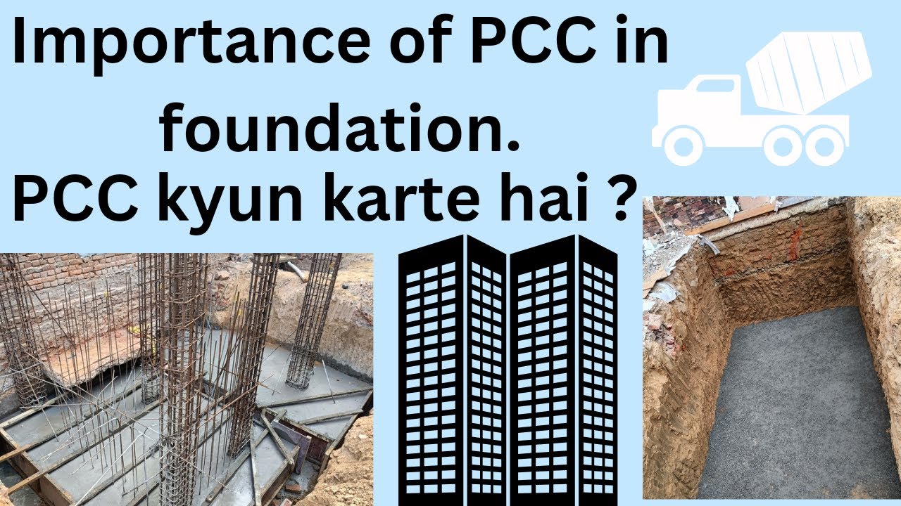 Why we provide PCC in foundation? #construction #civilengineering # ...