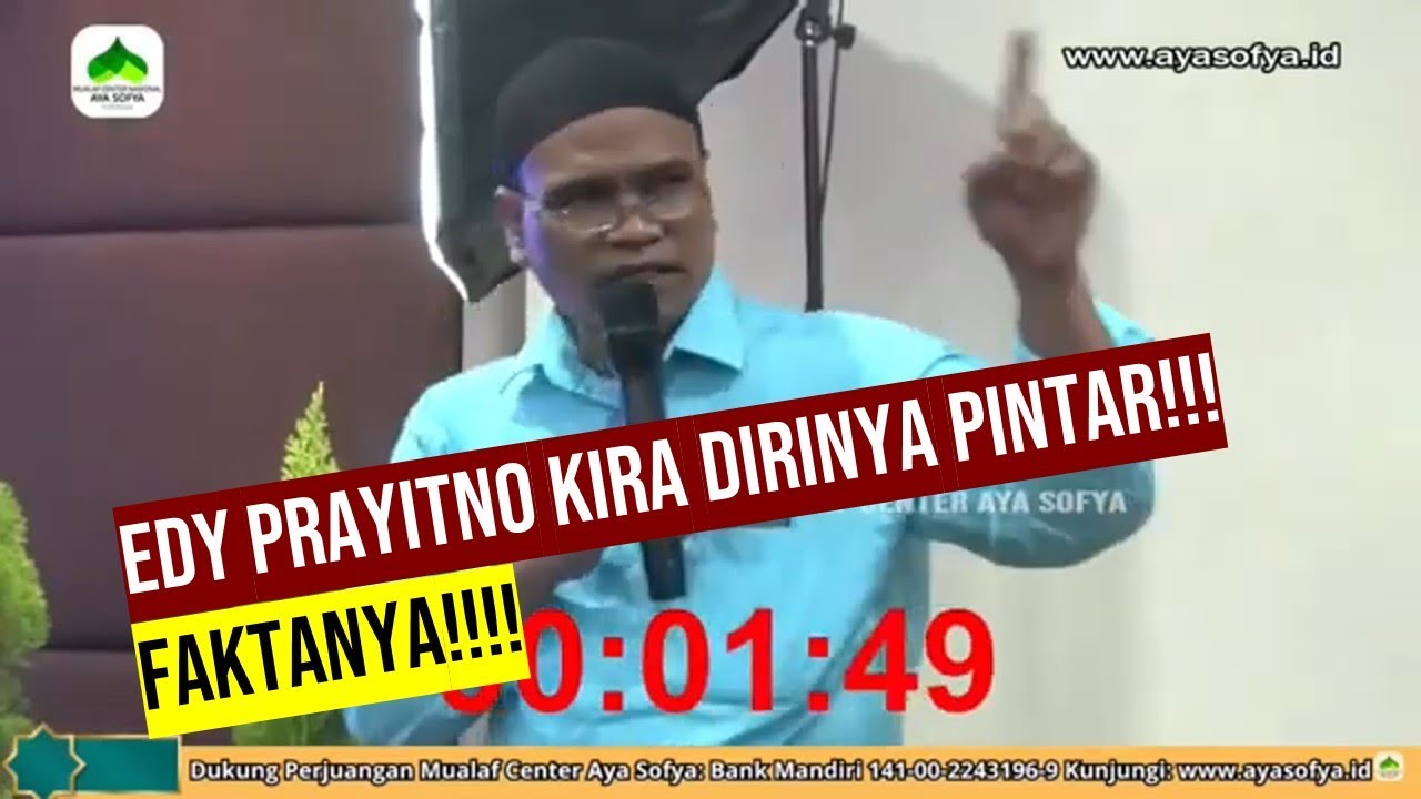 Edy Prayitno kira dirinya PINTAR!!! Padahal..... - YouTube