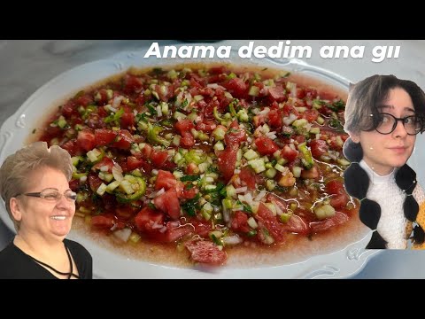 📣YAZIN VAZGEÇİLMEZİ 😍DOMATES SALATASI TARİFİ