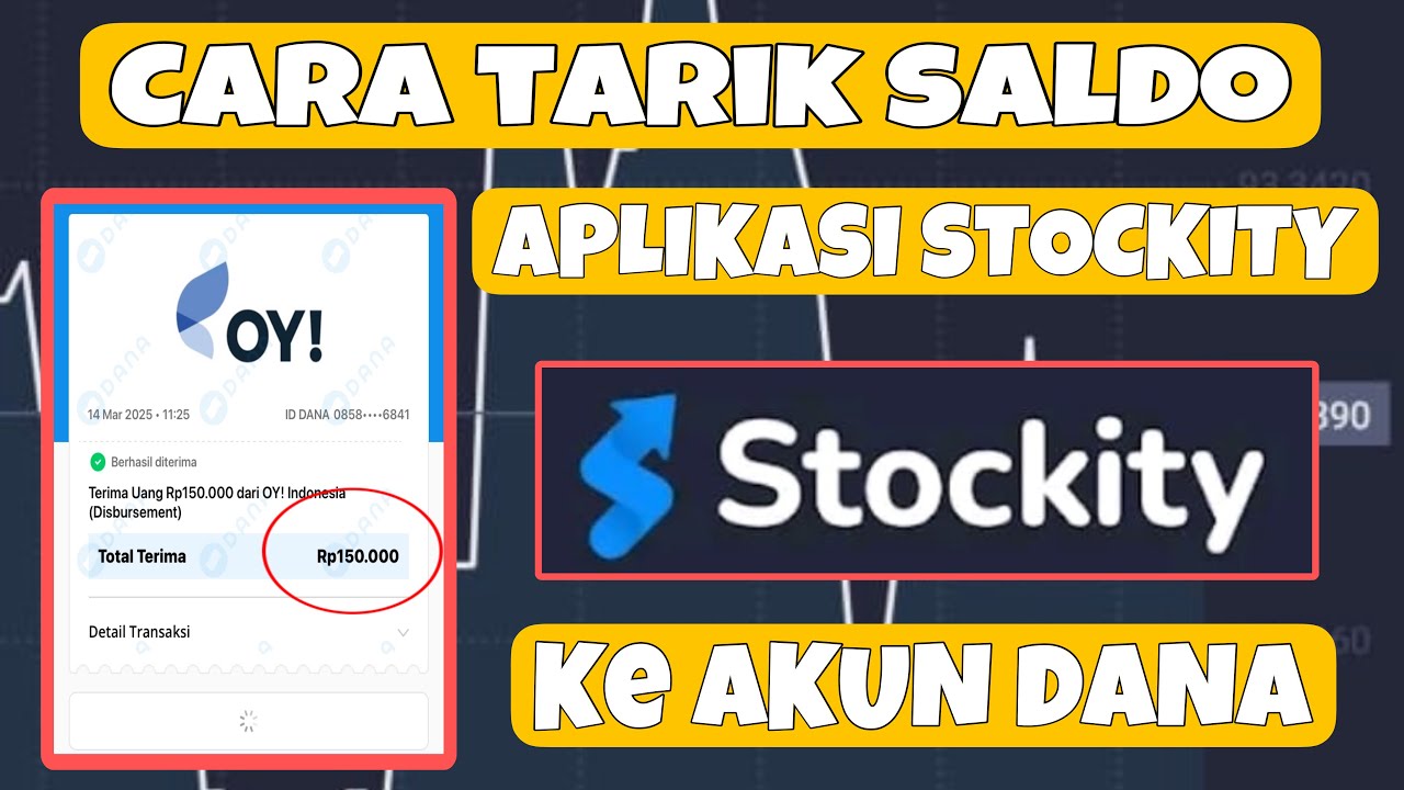 CARA WITHDRAW APLIKASI STOCKITY KE DANA - BERHASIL - YouTube