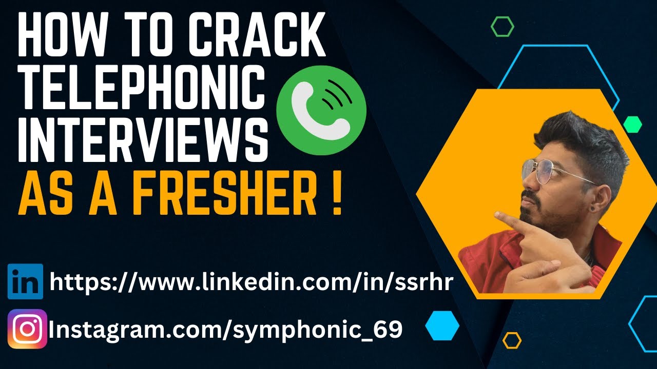 How to Crack Telephonic Interviews as a Fresher ! - YouTube