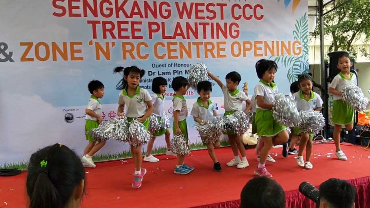 Children from Greenland Childcare performed for the Sengkang West Zone ...