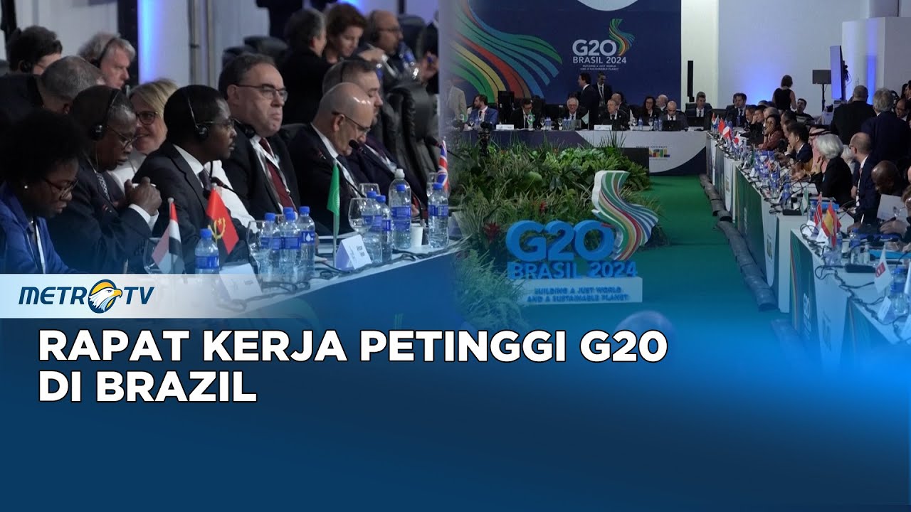 Rapat Kerja Para Petinggi Keuangan G20 di Brazil - YouTube