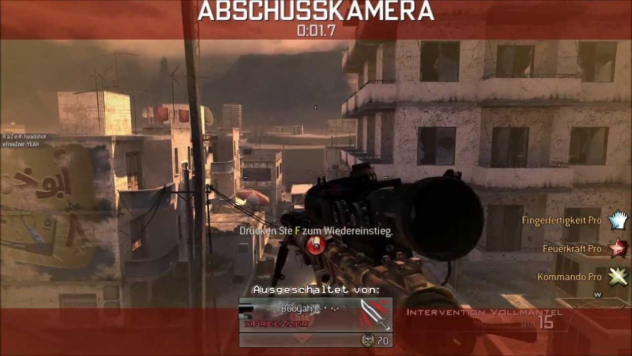 CoD - Mw2 Killcam - Temper Spin ² ~ - YouTube