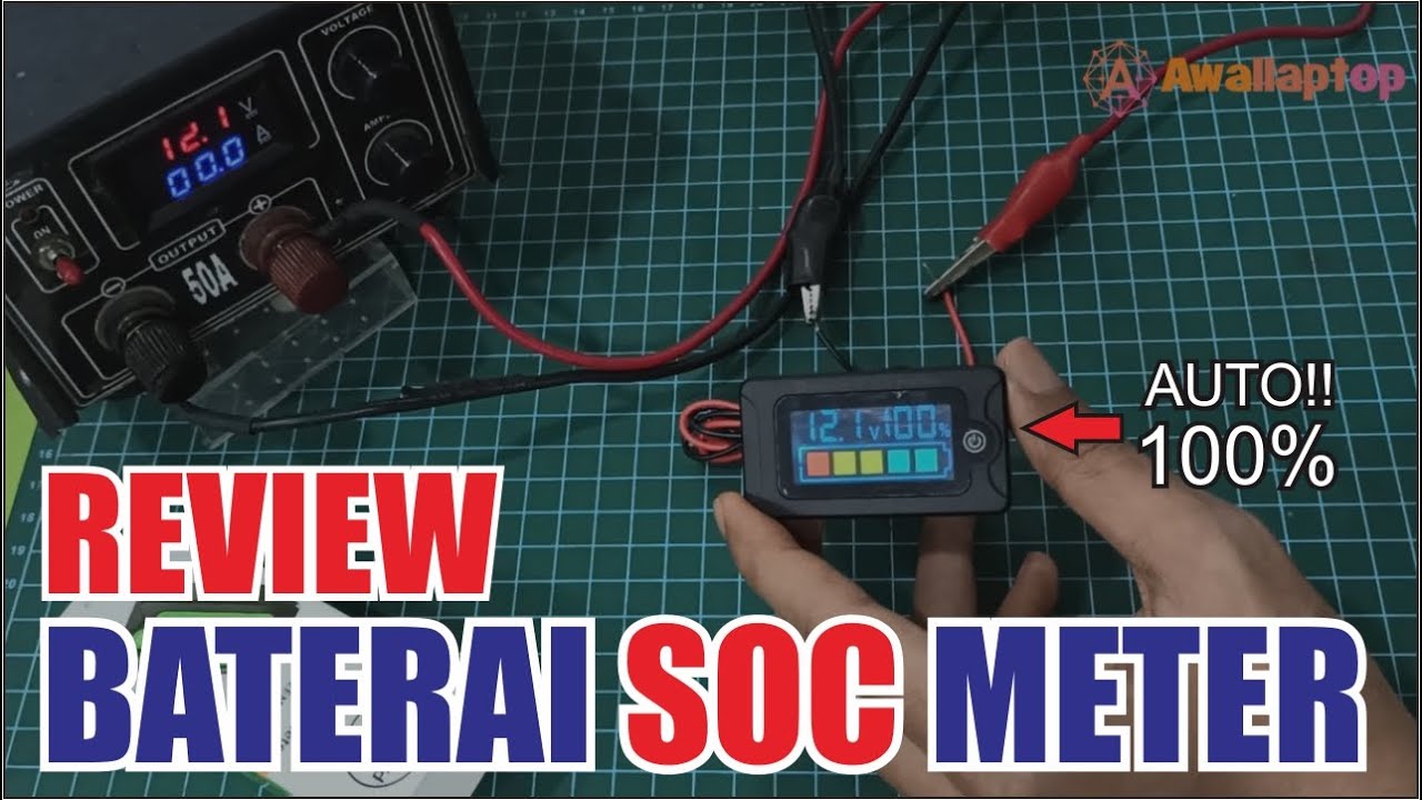 Testing Baterai SOC Meter, apakah akurat??? - YouTube